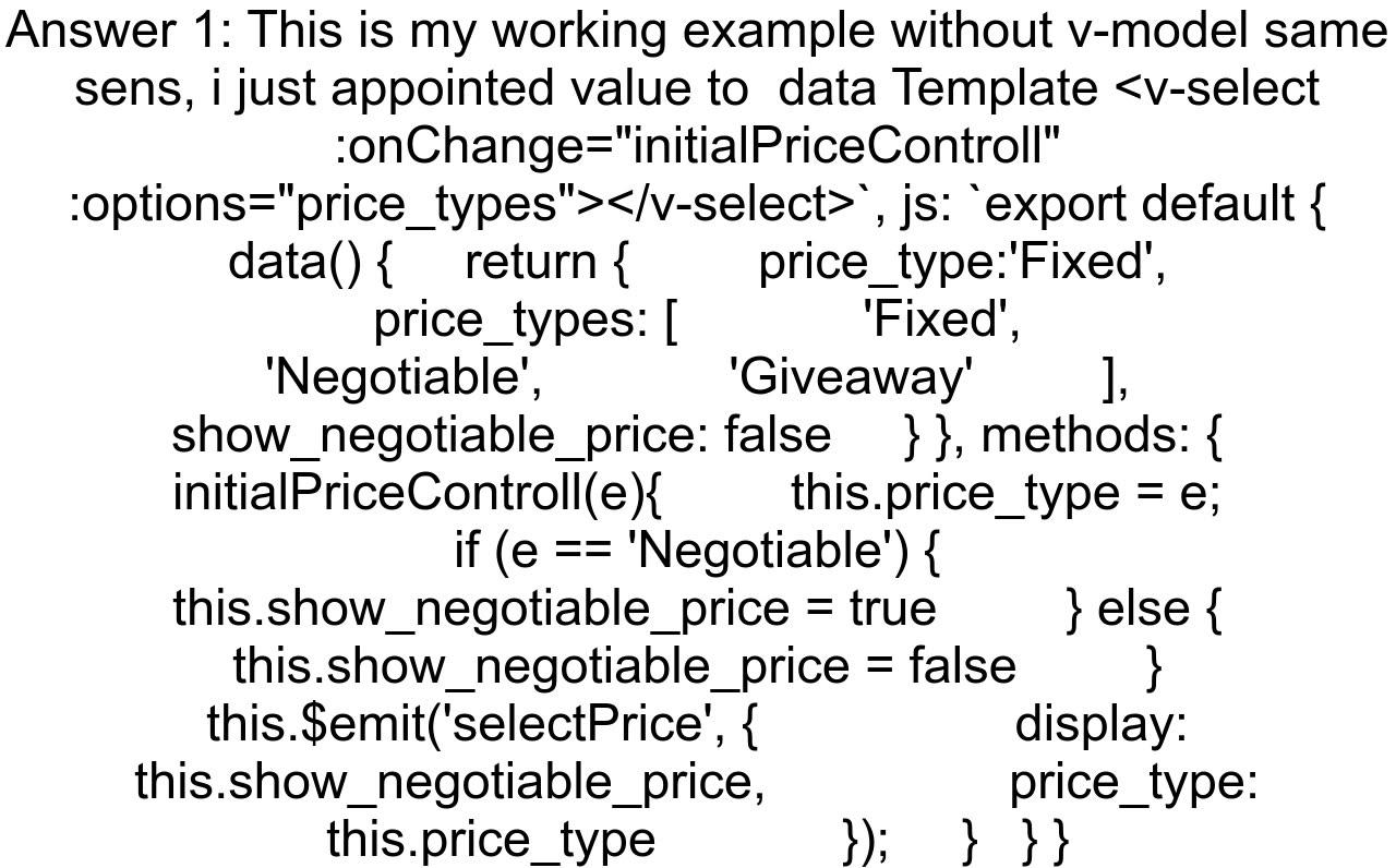 How to bind vmodel to vselect - One News Page VIDEO