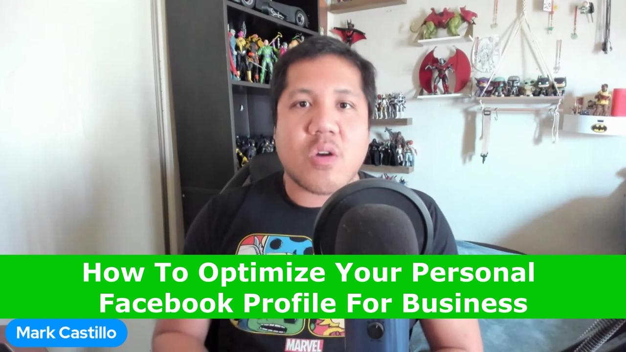 How To Optimize Your Personal Facebook Profile - One News Page VIDEO