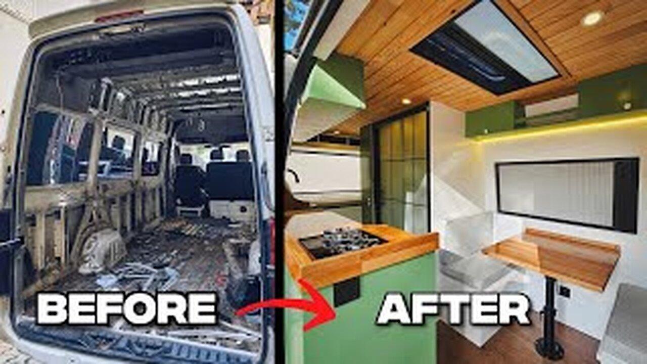 I convert my passenger van to mini house van | - One News Page VIDEO