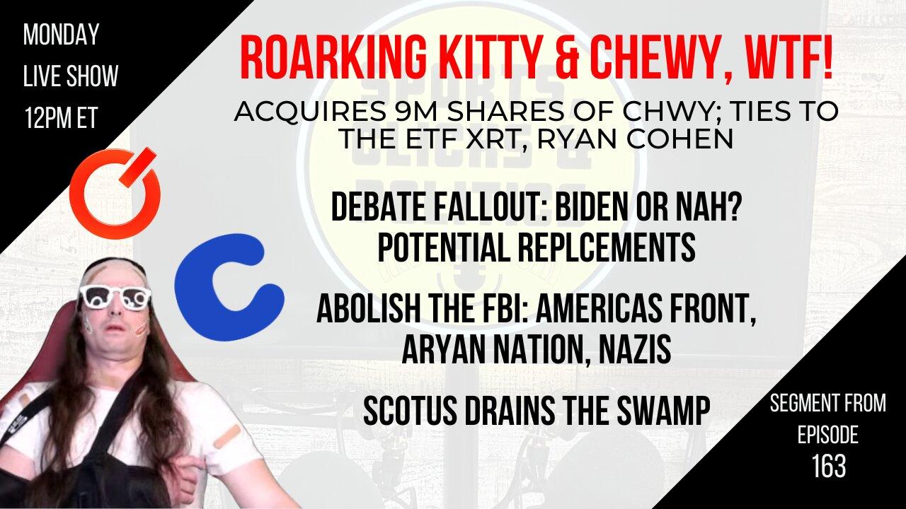 P163: Roaring Kitty Acquires 9M Shares CHWY, - One News Page VIDEO