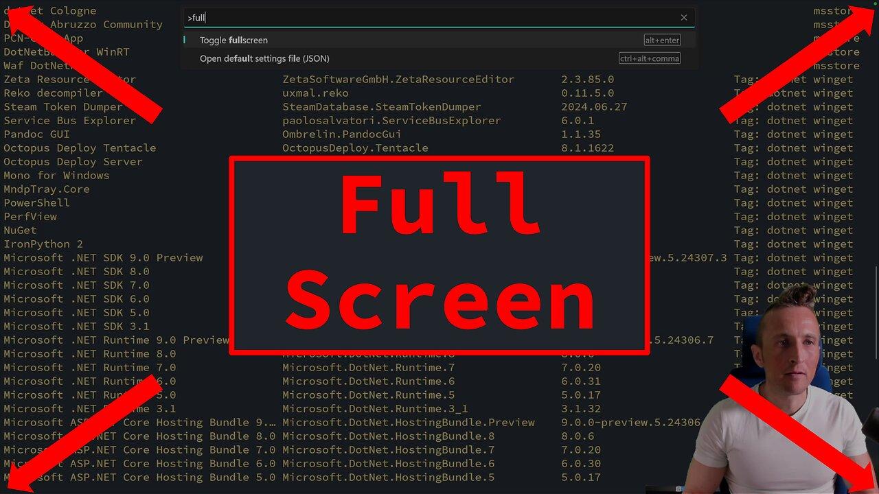 Edge to Edge Full Screen Windows Terminal - One News Page VIDEO