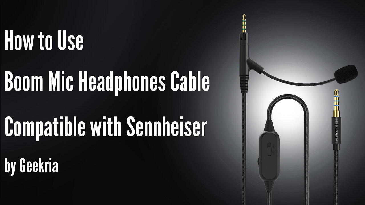 How to Use Boom Mic Headphones Cable Compatible - One News Page VIDEO