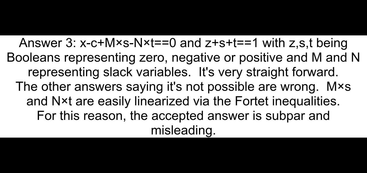 Linear Programming variable that equals the - One News Page VIDEO