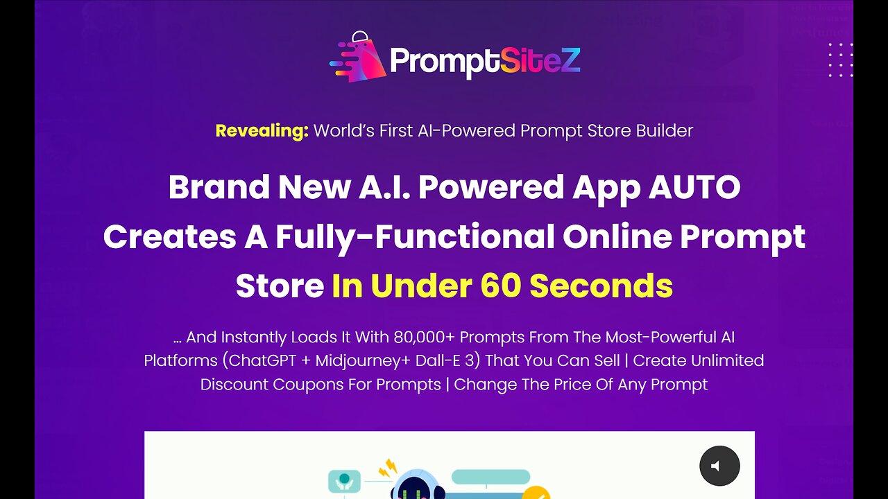 PromptSiteZ Demo: An AI-Powered Software That - One News Page VIDEO