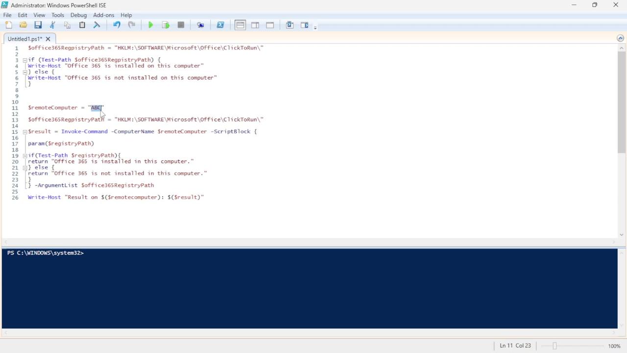 PowerShell Script to Check Office 365 - One News Page VIDEO
