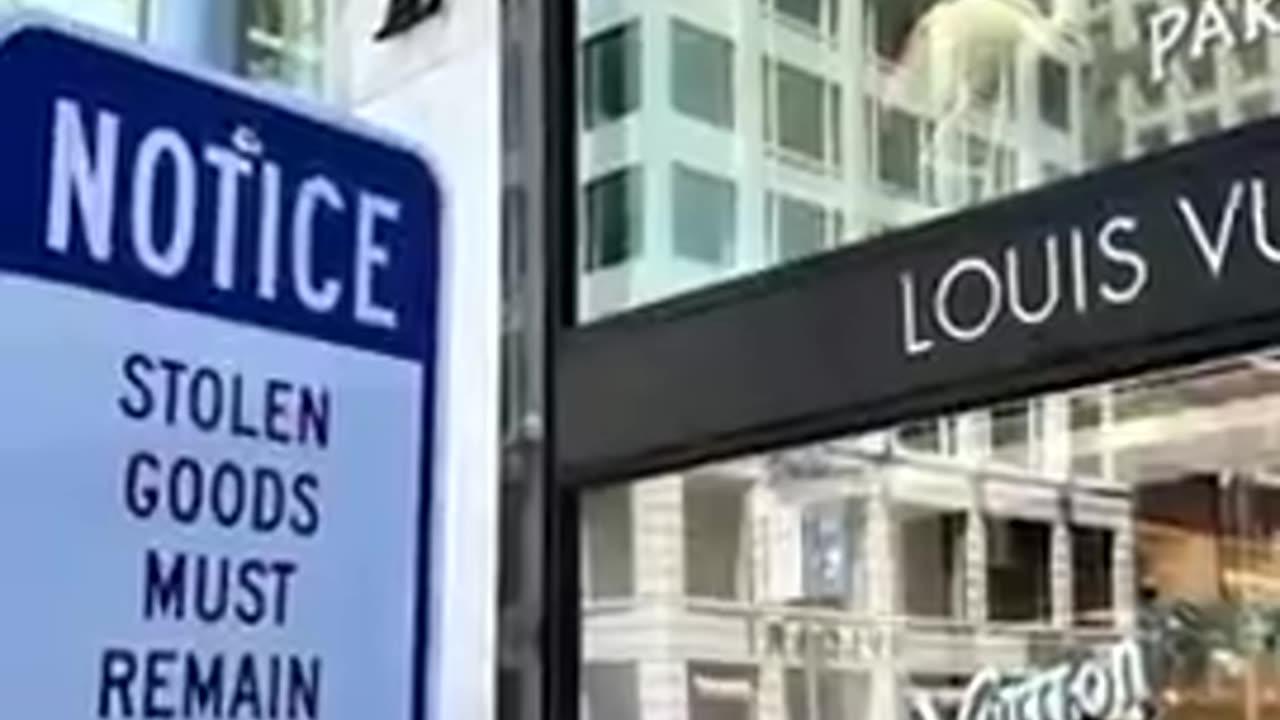 Street sign mocking California's retail - One News Page VIDEO