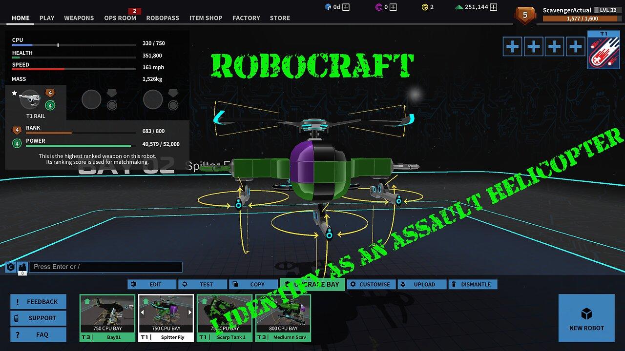 [Robocraft] I Identify as an assault helicopter - One News Page VIDEO