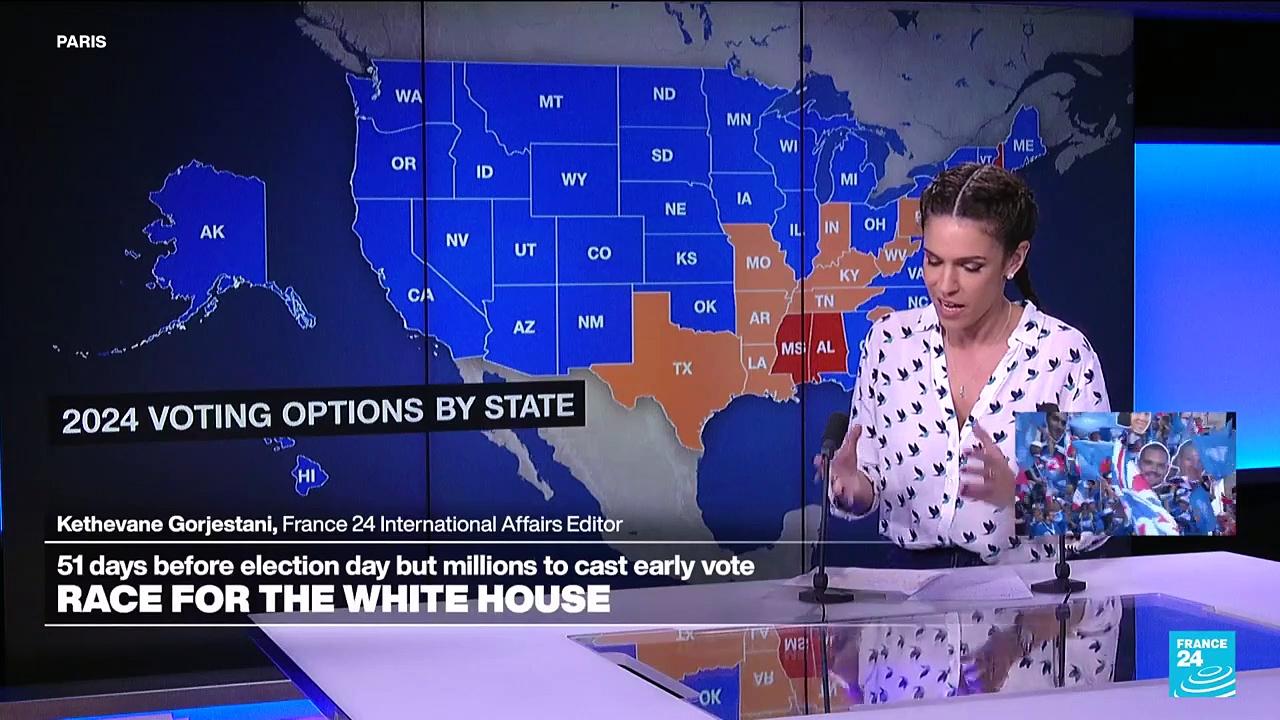 2024 presidential election: US early voting - One News Page VIDEO