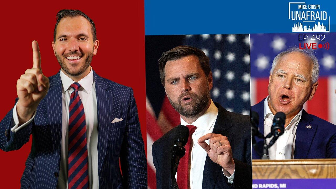 JD VANCE VS. TIM WALZ VP DEBATE PREVIEW SHOW - One News Page VIDEO