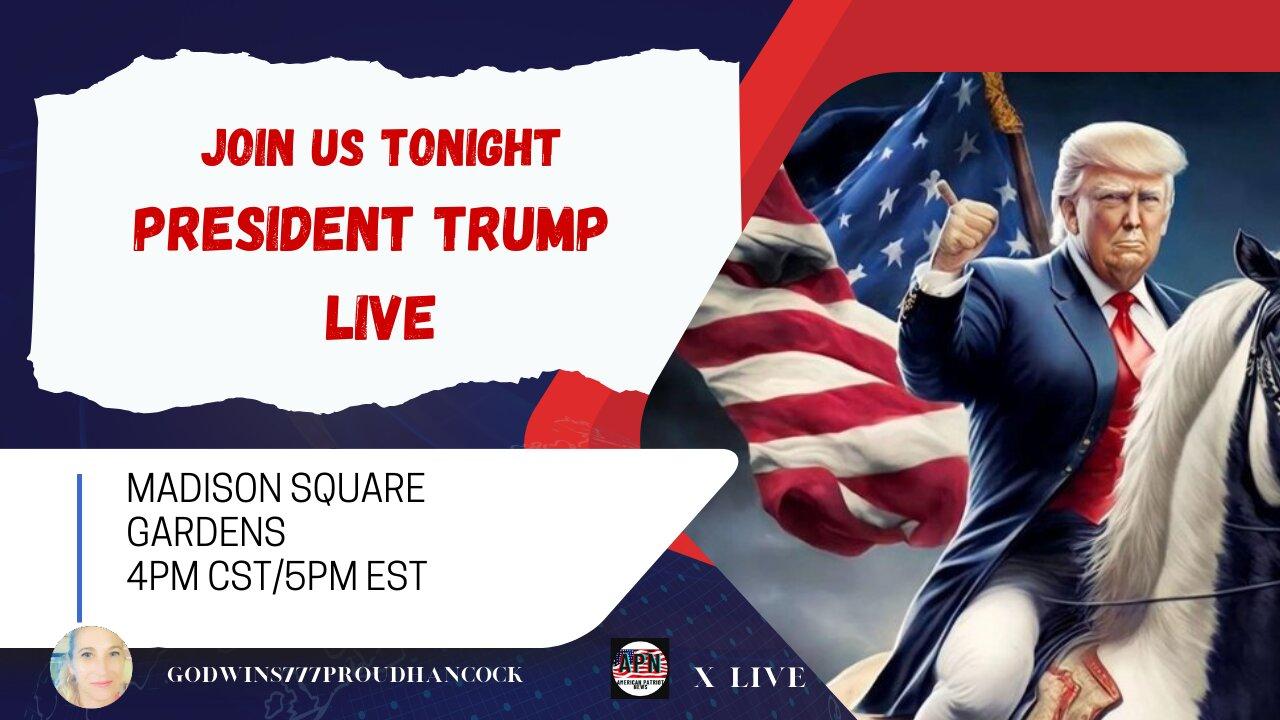 TRUMP LIVE FROM MADISON SQUARE GARDENS 4PM - One News Page VIDEO