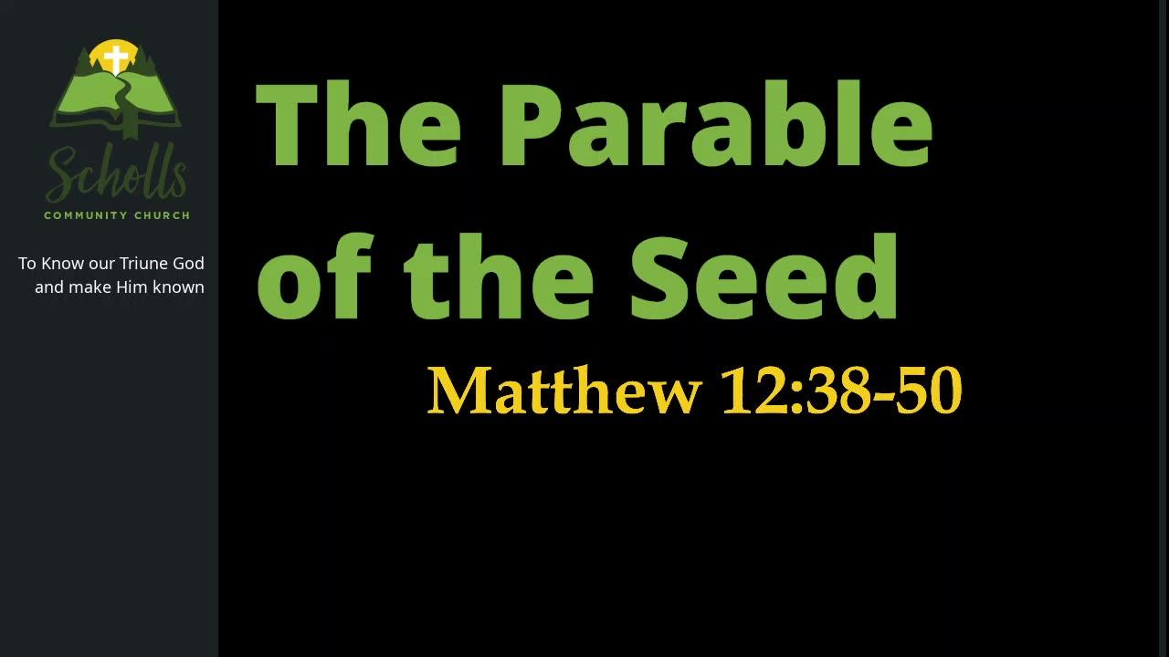 The Parable of the Seed - One News Page VIDEO