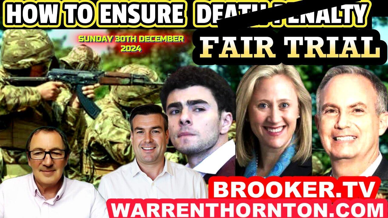 HOW TO ENSURE A DEATH PENALTY WITH WARREN - One News Page VIDEO