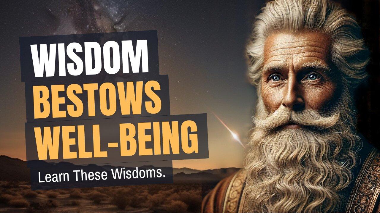Wisdom grants well-being & moral benefits - One News Page VIDEO