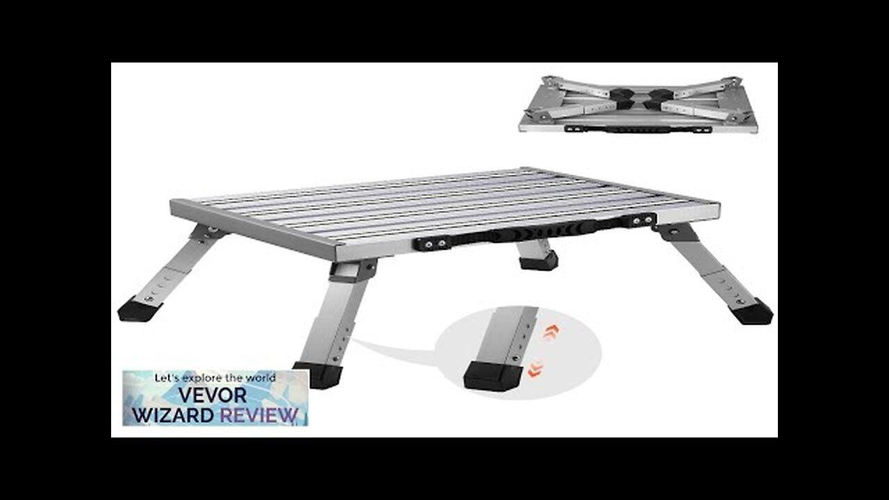 VEVOR RV Steps Aluminum Alloy Folding Platform - One News Page VIDEO