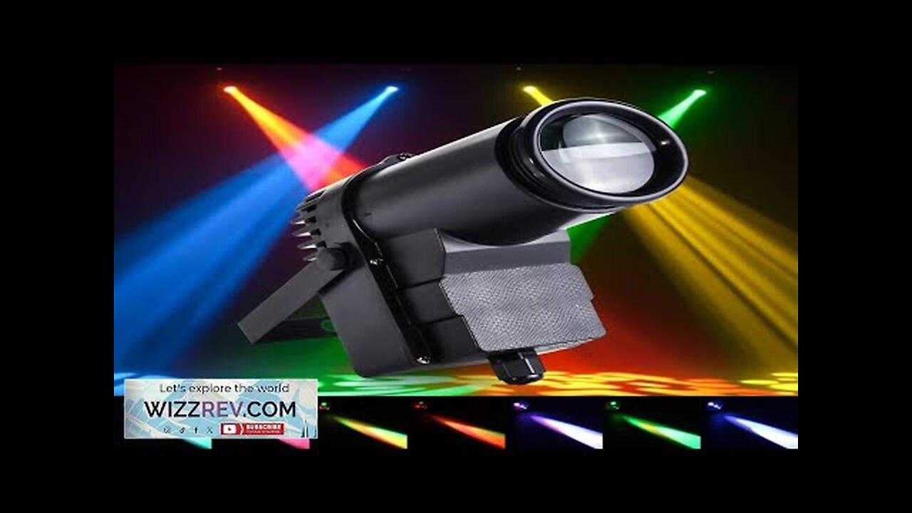 30W RGBW LED DMX512 Stage Light Pinspot Beam - One News Page VIDEO