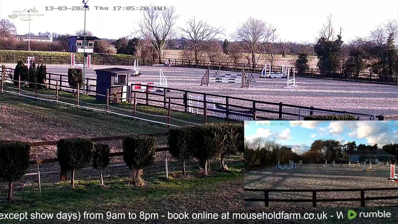 Mousehold Farm All Weather Riding arena - One News Page VIDEO