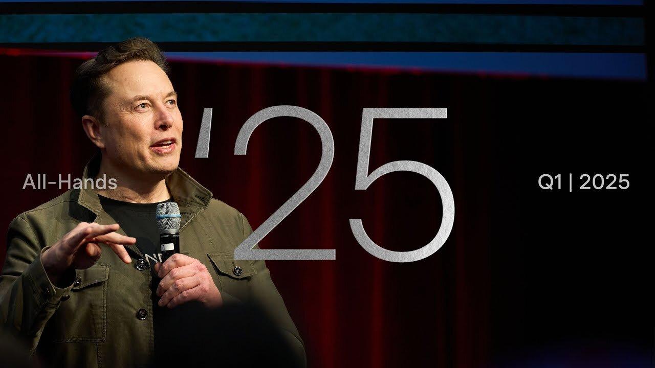 Tesla All Hands Q1 2025 Musklight One News Page Video