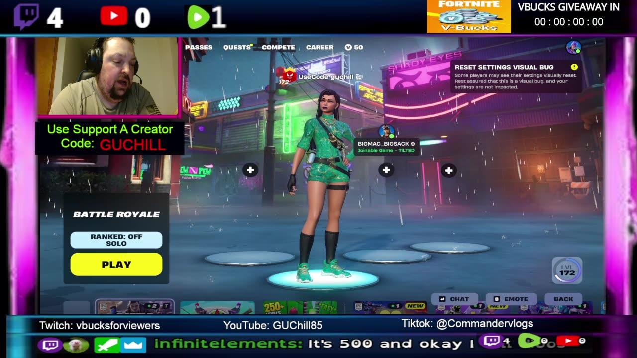 Fortnite Giveaway 50 Vbucks to x6 Winners Every 60 - newsR VIDEO