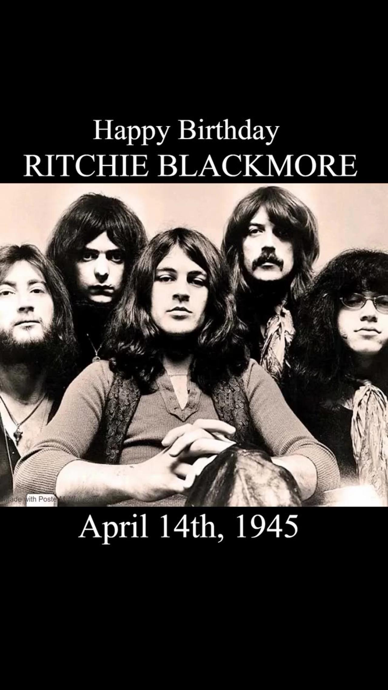 Happy Birthday to RITCHIE BLACKMORE! - One News Page VIDEO