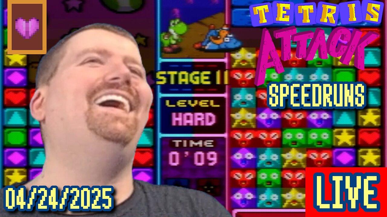 [Tetris Attack Speedruns] TA2025 Training: - One News Page VIDEO