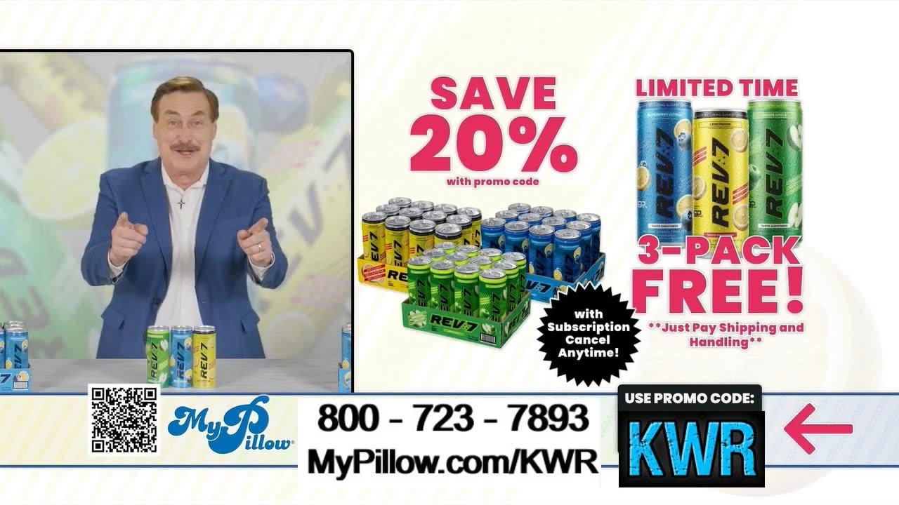 REV 7 - Mike Lindell's energy drink - One News Page VIDEO