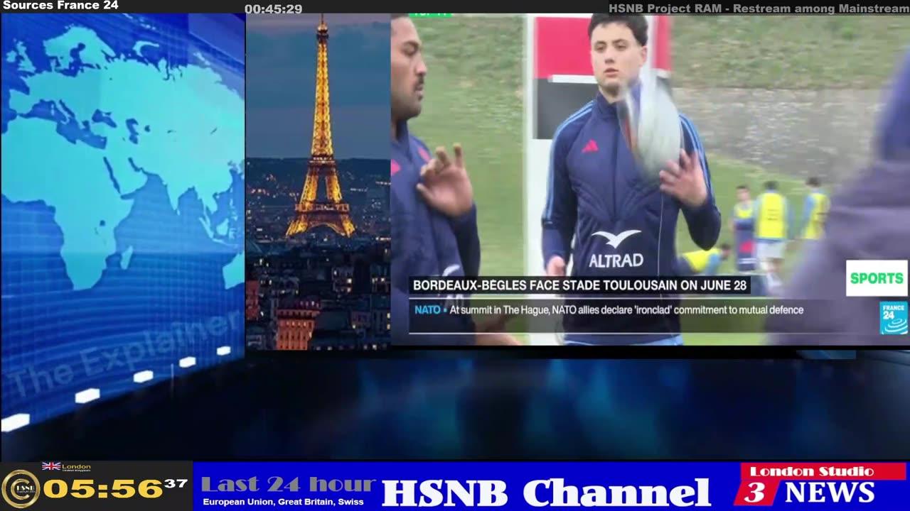HSNB Live - restream from HSNB SKYLINE (Eutelsat - One News Page VIDEO