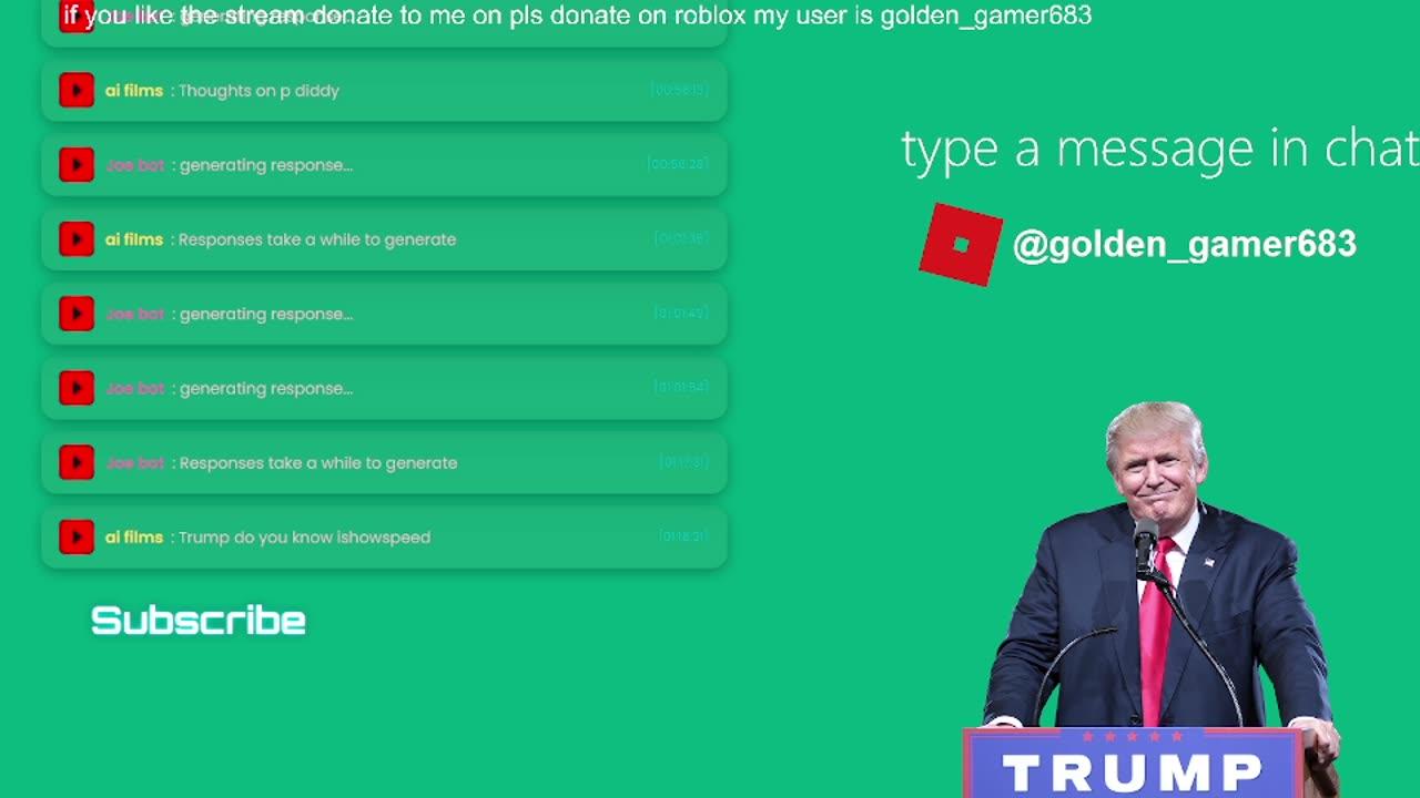 AI Donald Trump - One News Page VIDEO