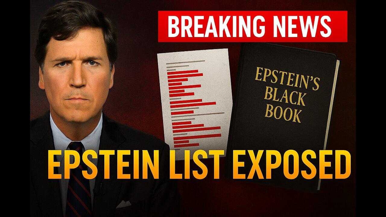Tucker Carlson Unveils Epstein’s Black - One News Page VIDEO
