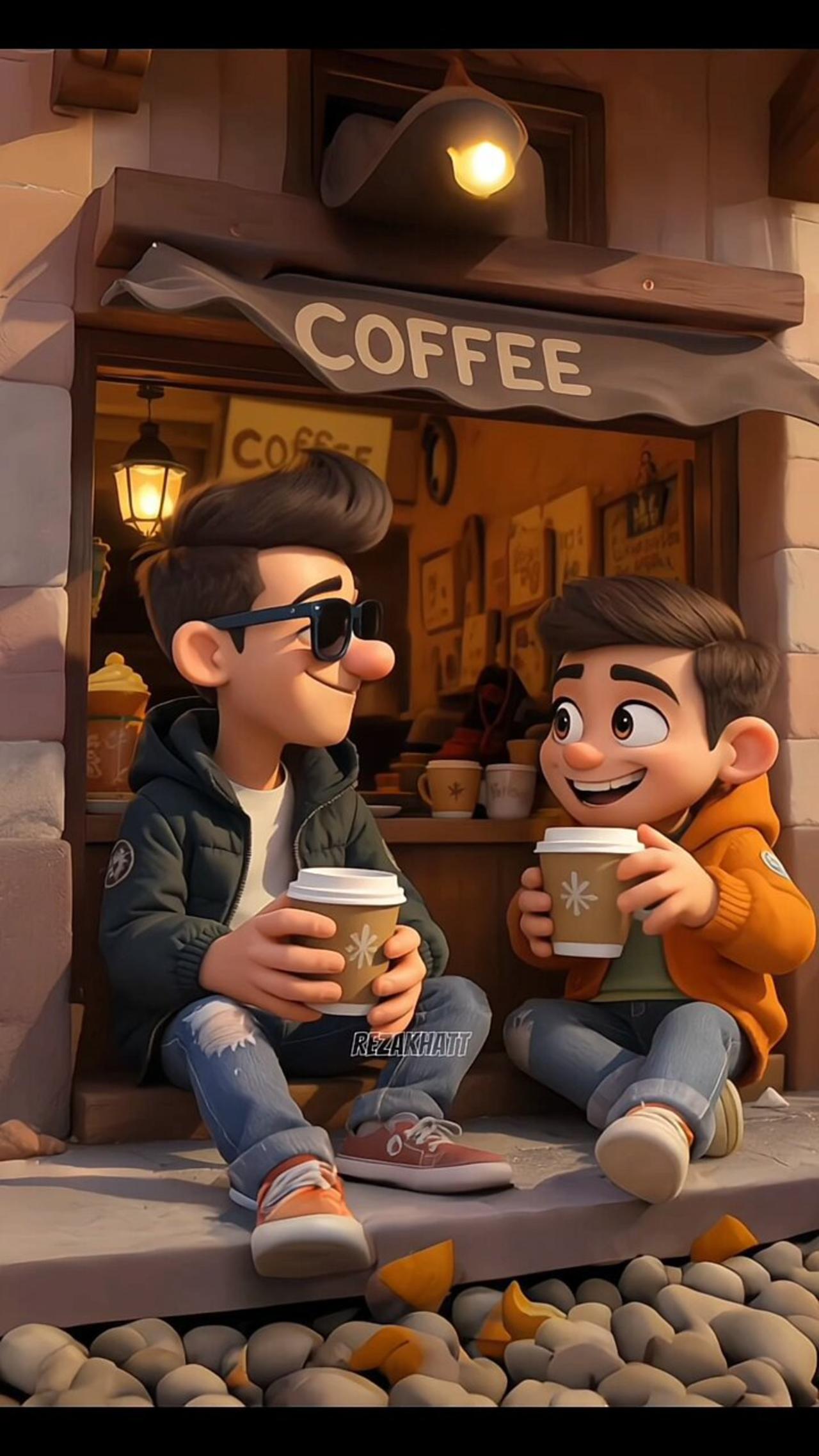 Coffee is more fun when you have friends - One News Page VIDEO