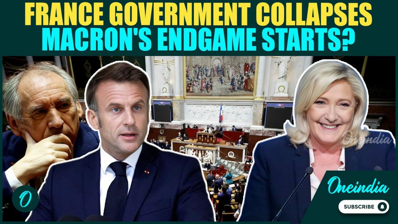France In Crisis: Government COLLAPSES After - One News Page VIDEO