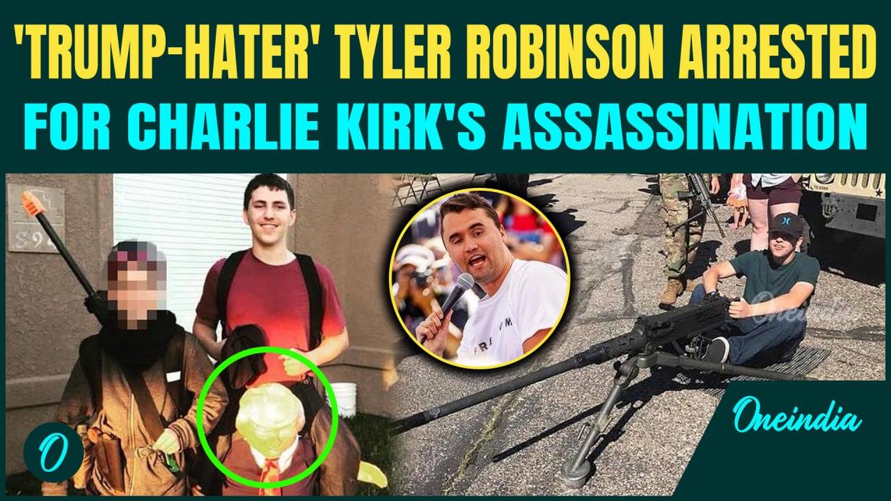 US Breaking: 'TYLER ROBINSON ARRESTED' Charlie - One News Page VIDEO