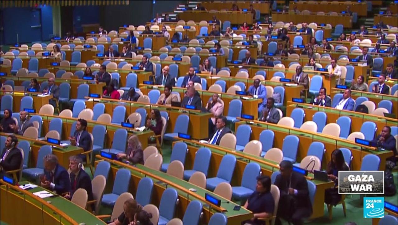UN assembly votes to back two-state solution to - One News Page VIDEO
