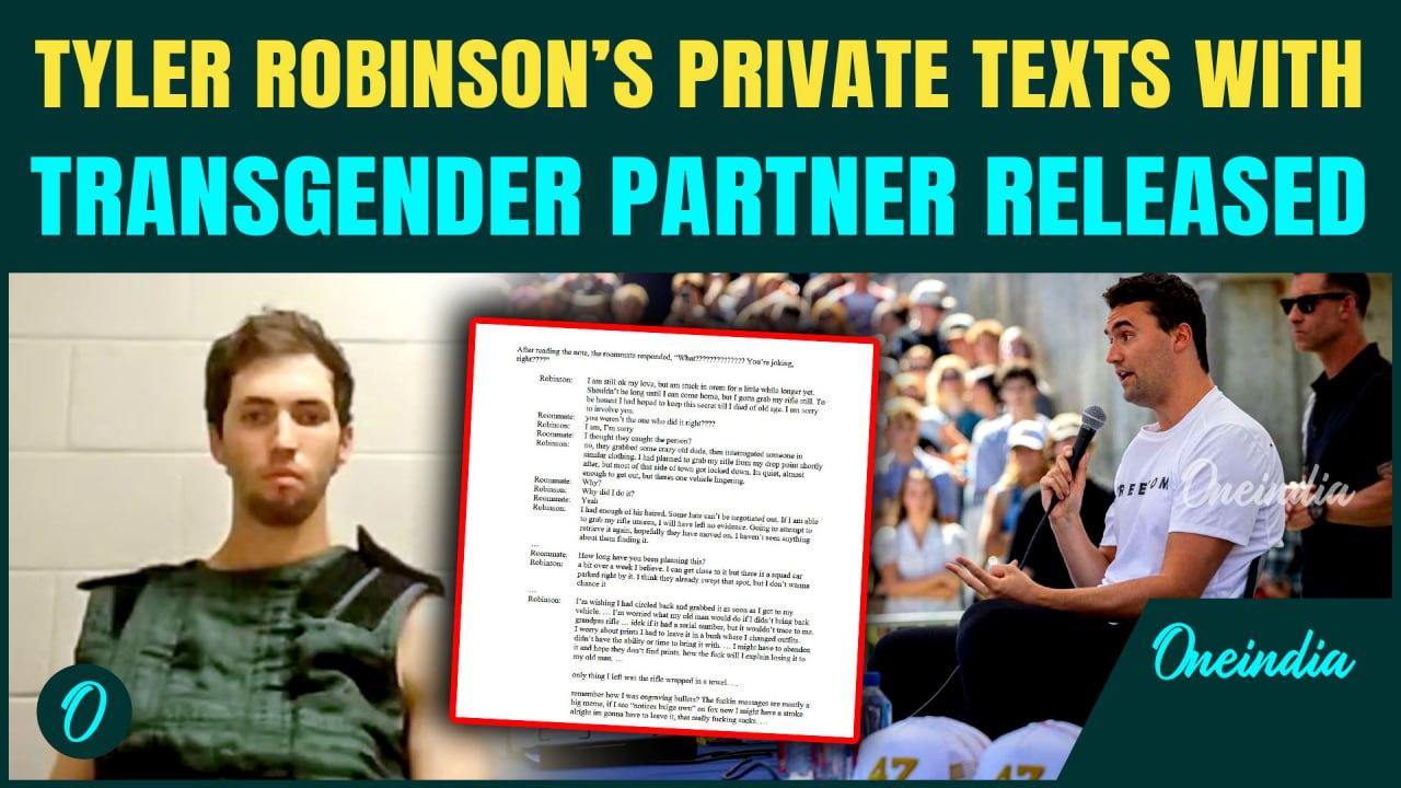 Kirk Kill Plot: Tyler Robinson’s EXPLOSIVE - One News Page VIDEO