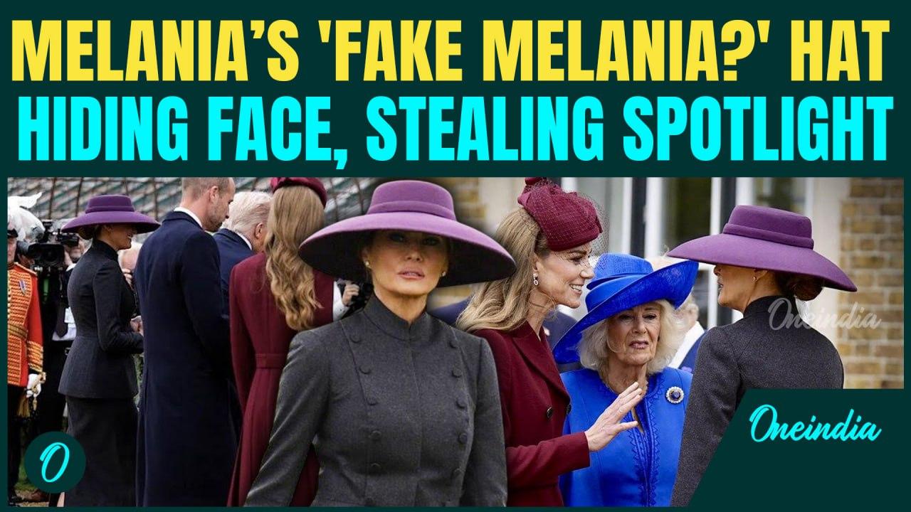 Melania Trump Stuns in Wide-Brimmed Purple Hat & - One News Page VIDEO