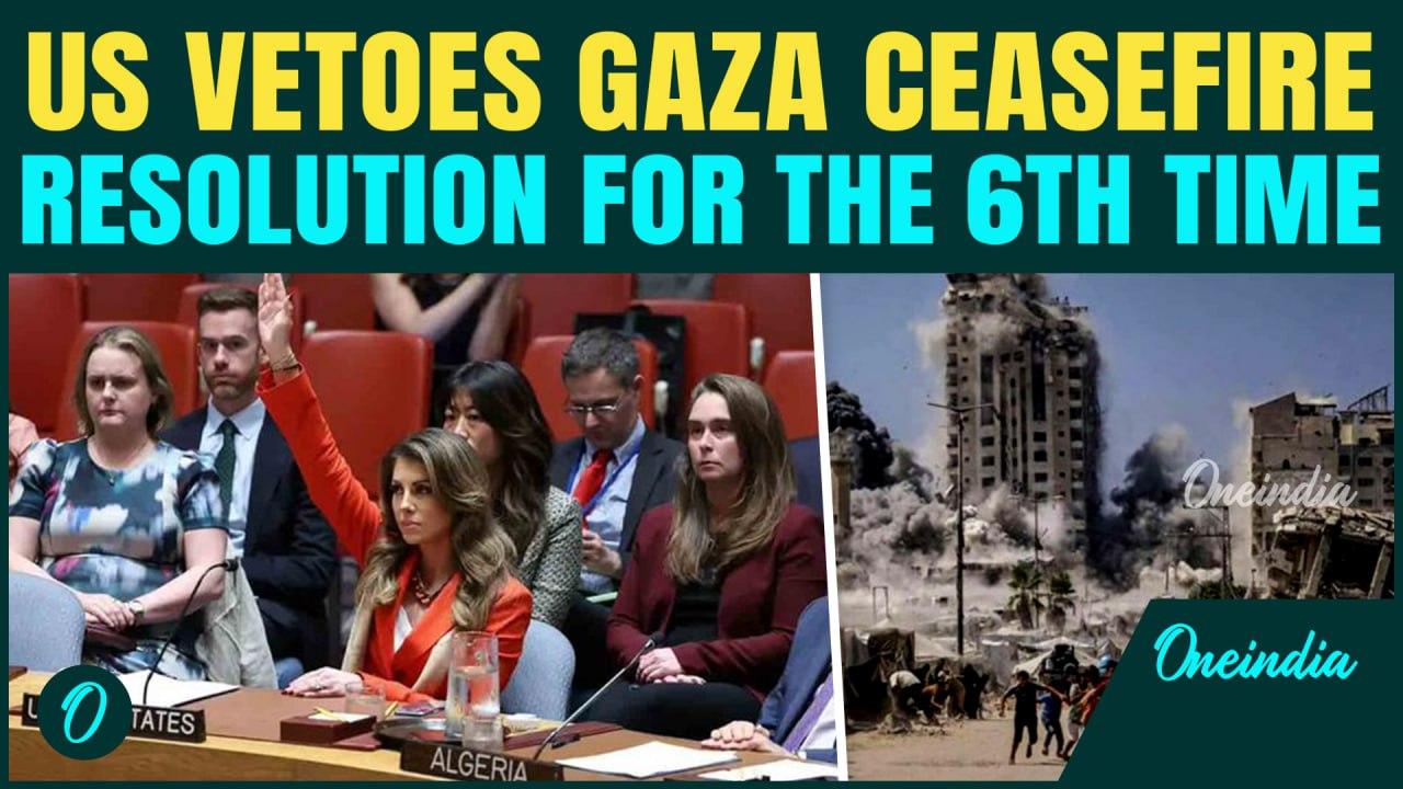 US Blocks UNSC Gaza Ceasefire Resolution, Says - One News Page VIDEO