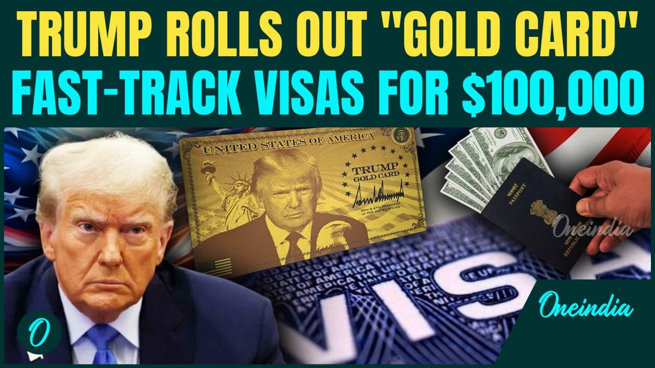 US Breaking: Trump SLAPS $100K 'Gold Card' Fee - One News Page VIDEO