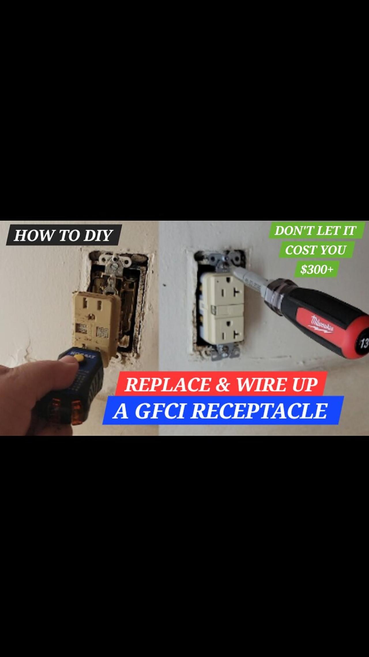 How to Replace & Wire Up a GFCI Receptacle - One News Page VIDEO