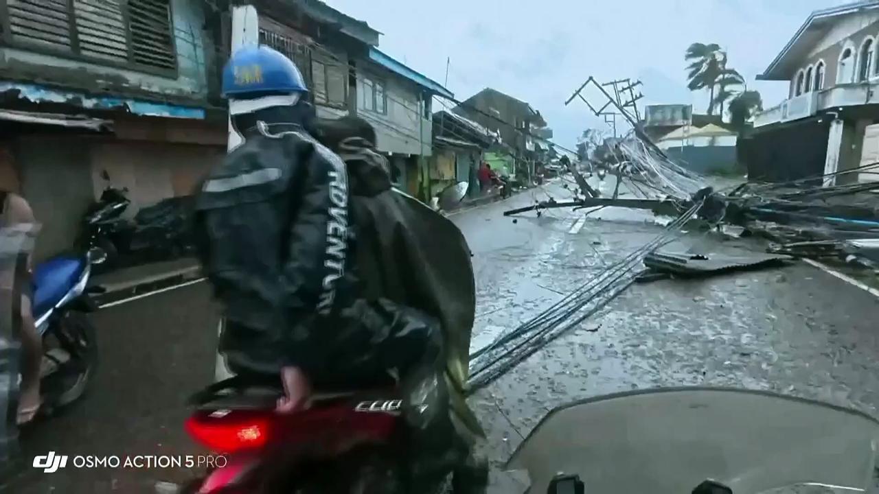 Thousands evacuated as Typhoon Bualoi triggers - One News Page VIDEO