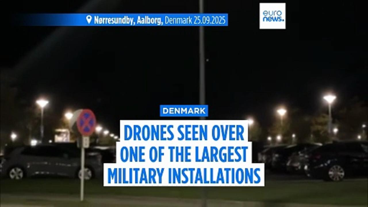 Drones observed over one of Denmark's largest - One News Page VIDEO