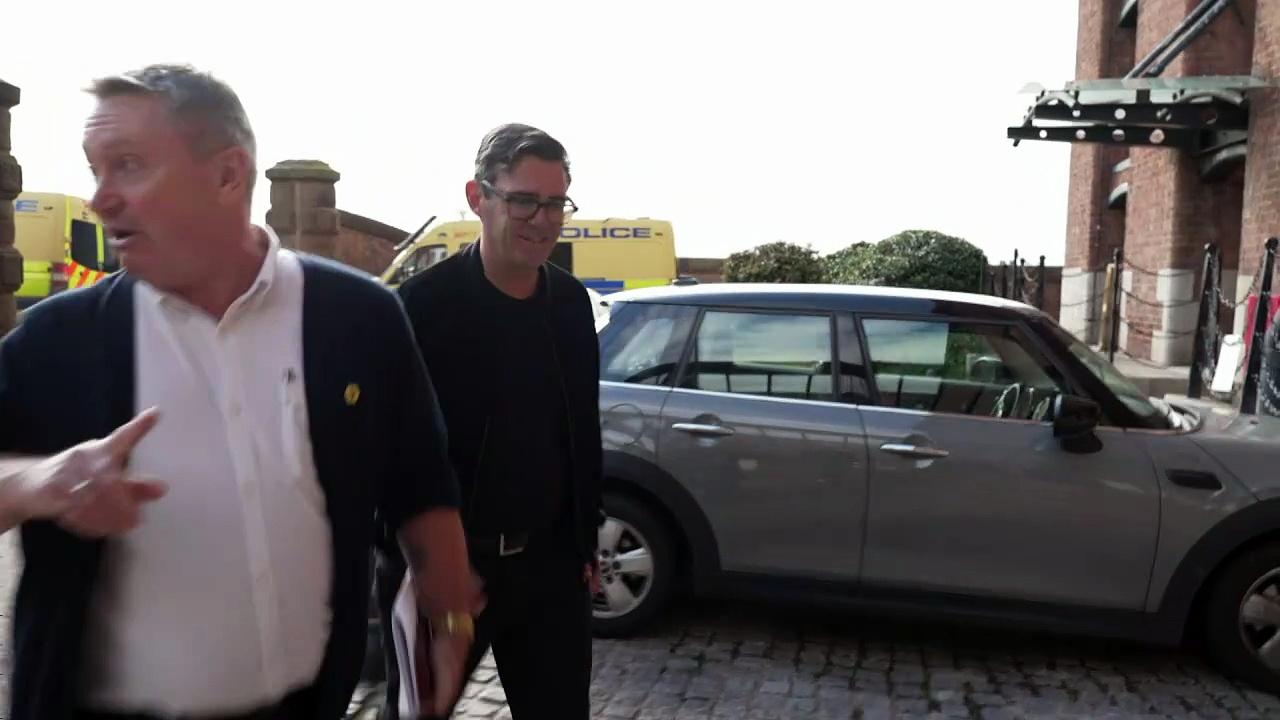 Andy Burnham Arrives At Labour Party Conference One News Page VIDEO