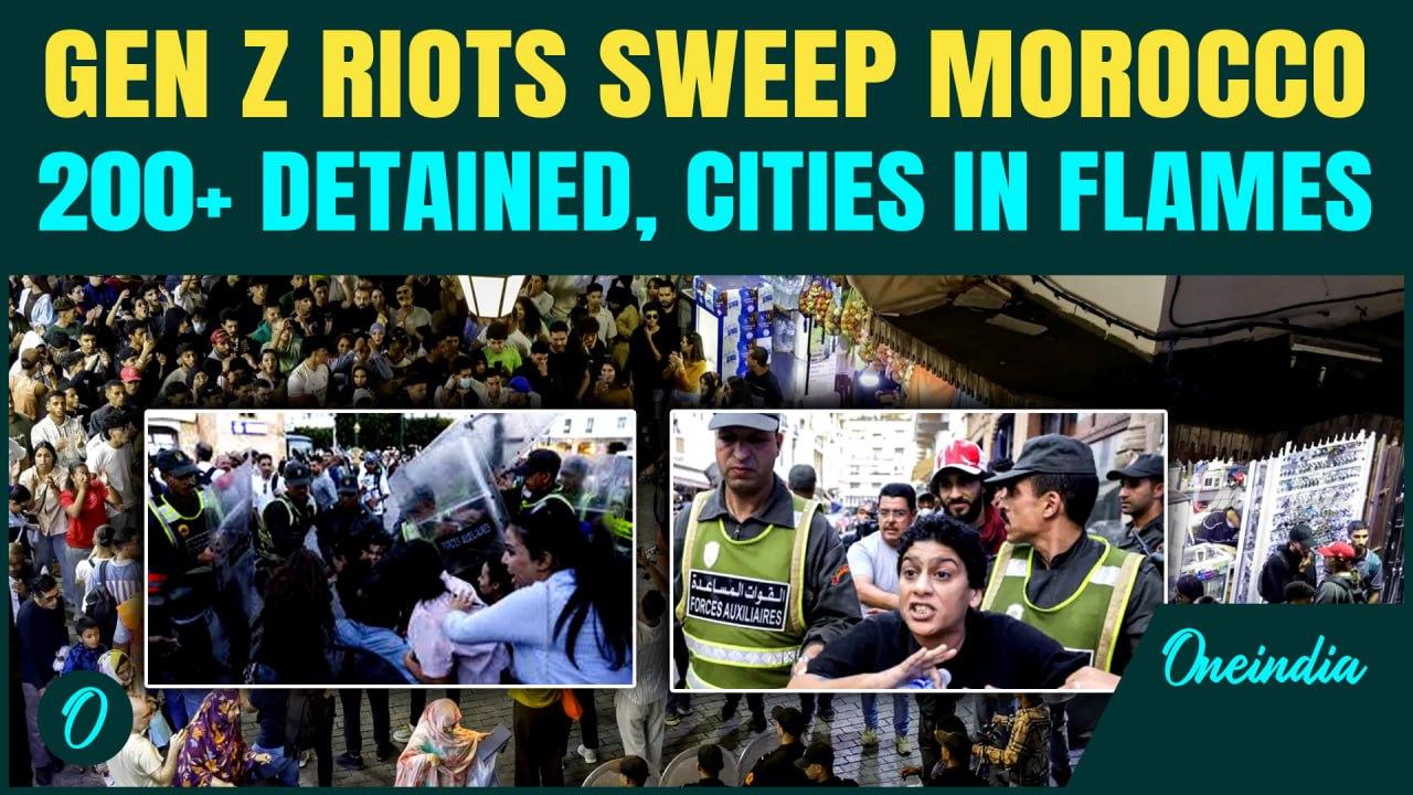 Morocco Genz Protest Sparks Violent Uprising - One News Page VIDEO