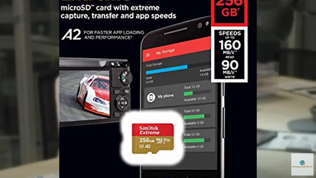 SanDisk 256GB SDXC Micro Extreme Memory Card - One News Page VIDEO