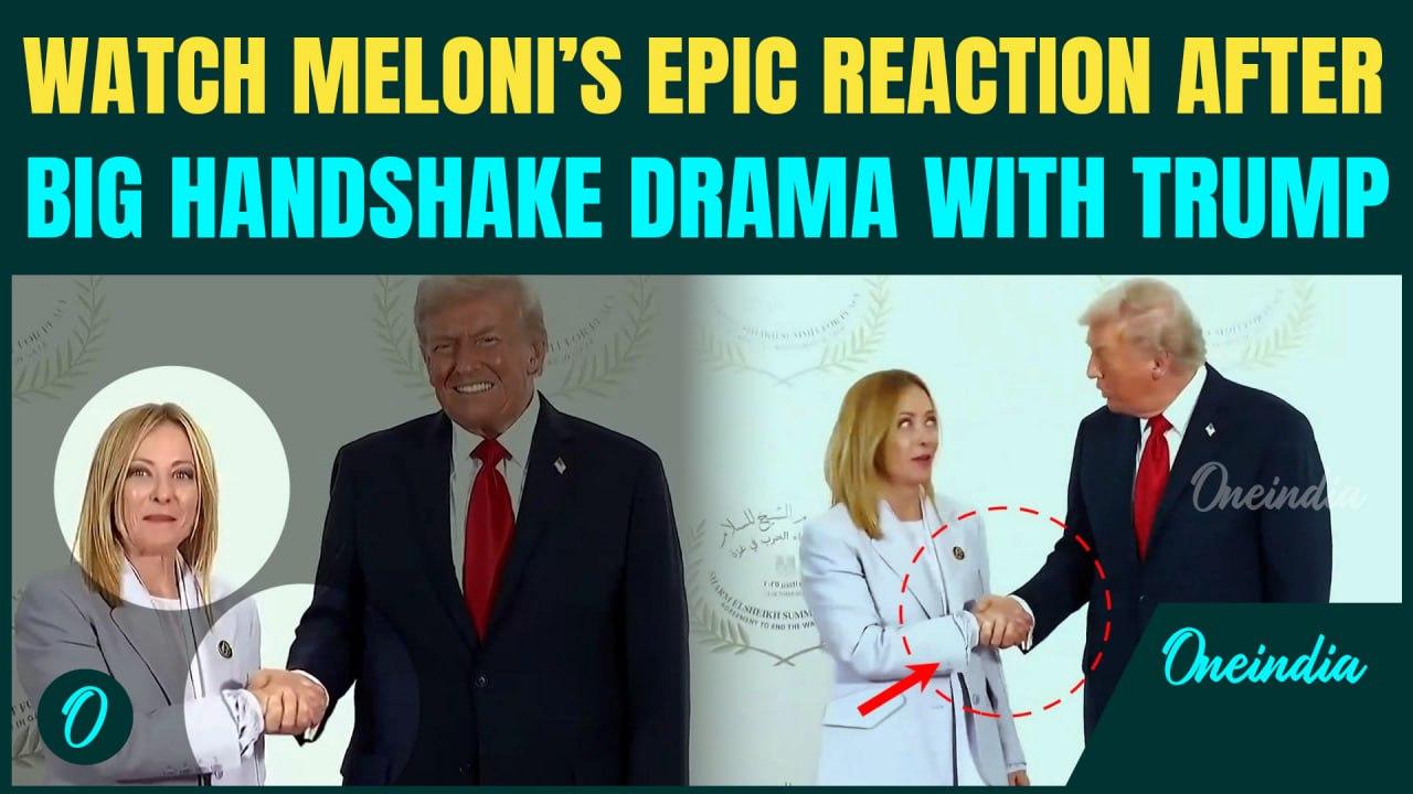 Meloni’s EPIC Eye Roll CAUGHT ON CAM as Trump - One News Page VIDEO