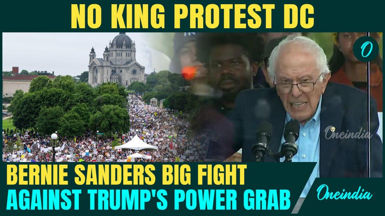 Bernie Sanders 'NO KING' Protest Speech: Sanders - One News Page VIDEO