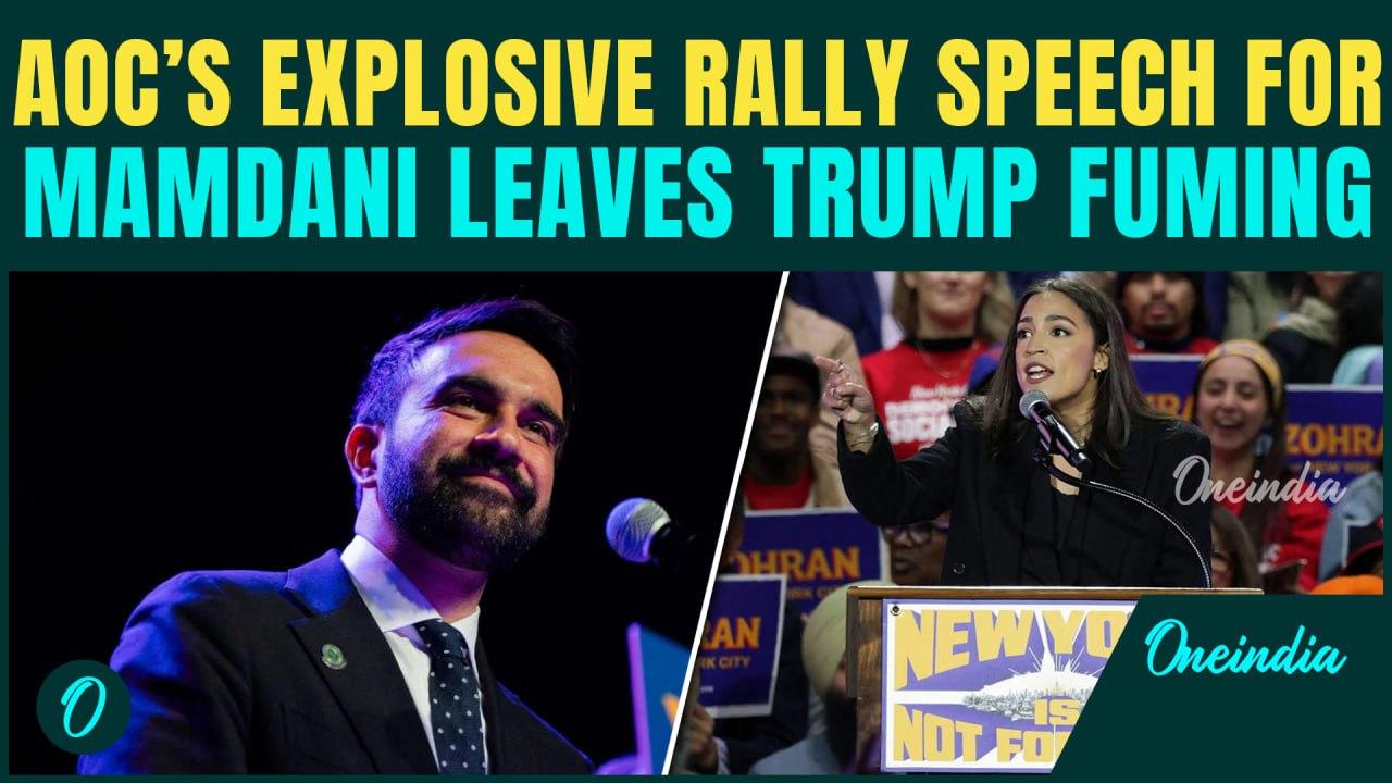 Video: AOC’s Fiery Speech for Mamdani HEATS UP - One News Page VIDEO