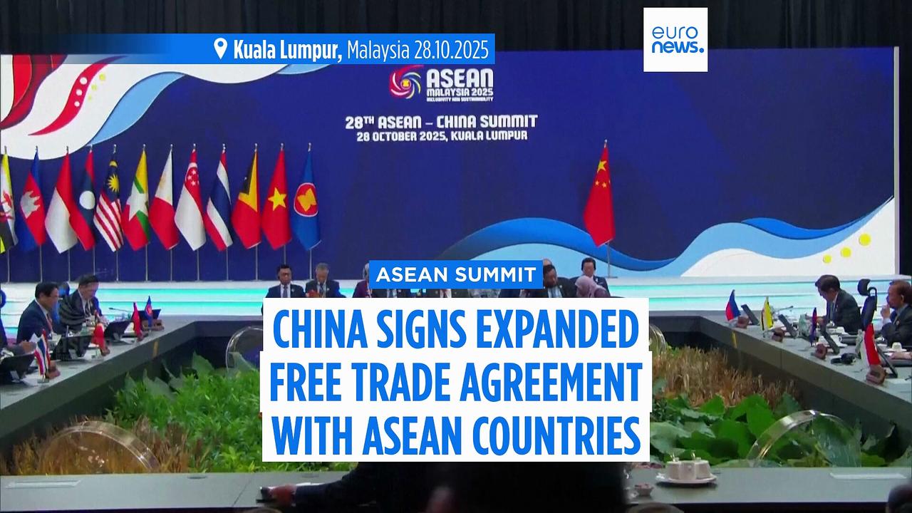 China signs expanded ASEAN free trade pact as - One News Page VIDEO