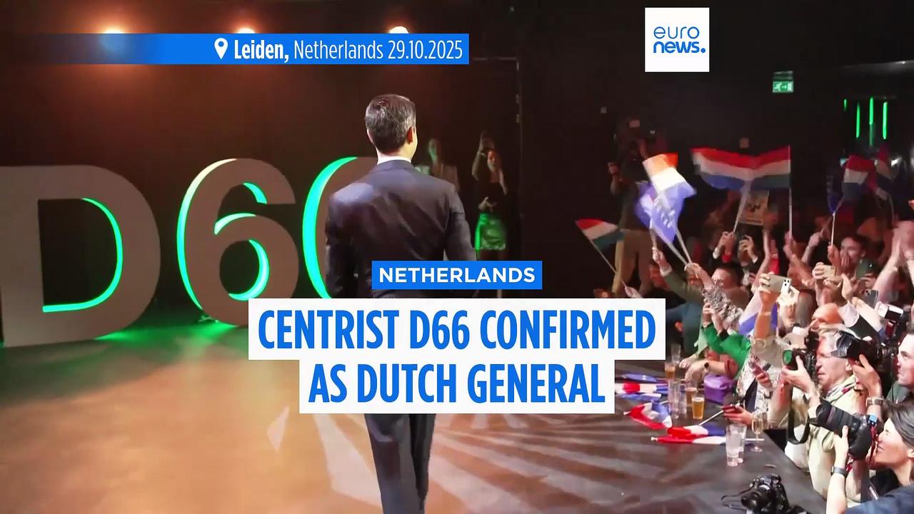 Centrist D66 confirmed as Dutch general election - One News Page VIDEO