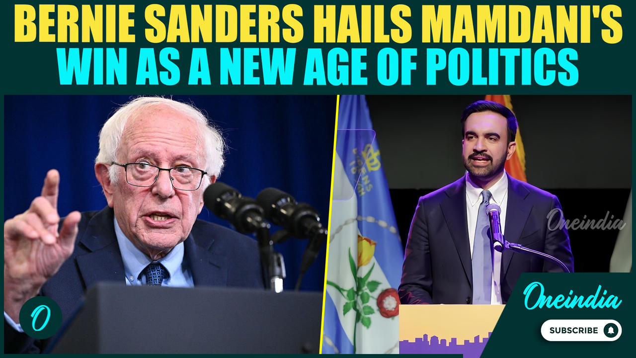 VIDEO: Bernie Sanders Celebrates His - One News Page VIDEO