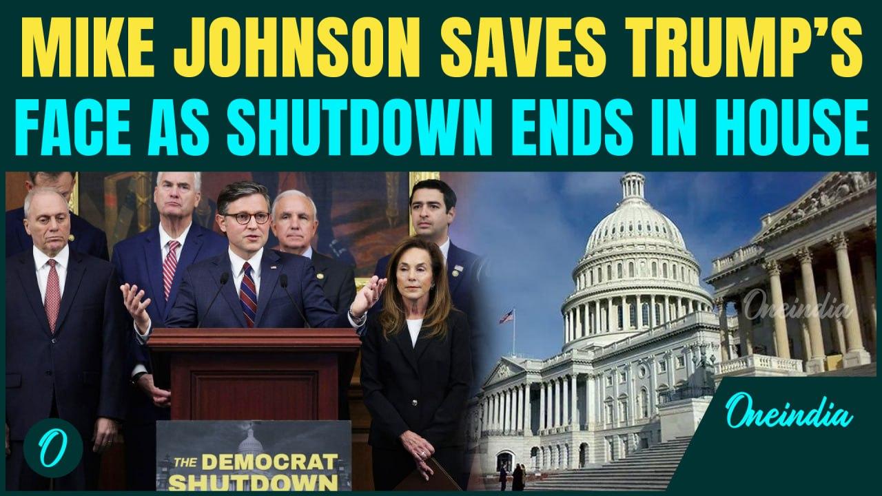 'Shutdown Over!': Mike Johnson SAVES Trump As - One News Page VIDEO
