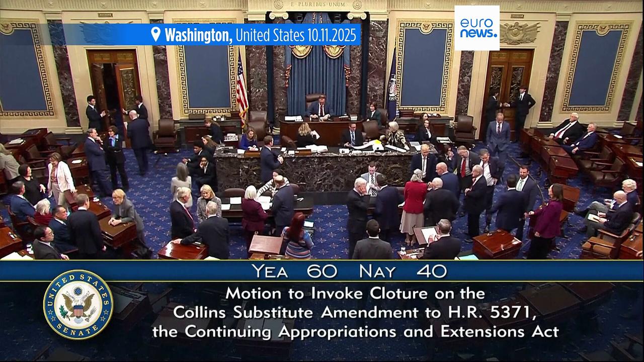 US Senate approves bill to end the shutdown, - One News Page VIDEO